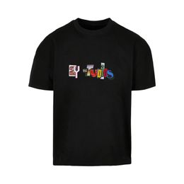 2Y Studios T-Shirt 'Ransom' Herren Gr&ouml;&szlig;e L blau / rot / schwarz / wei&szlig;