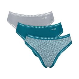 Sloggi Panty 'Go Rush' female Blue, Grey size XL