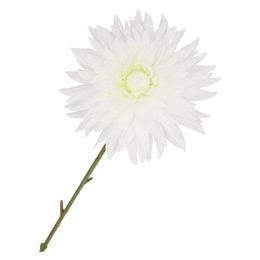 daan kromhout Kunstblume "Dahlia" in Wei&szlig;/ Gr&uuml;n - (H)65 cm - 58% | Kerzen-vasen