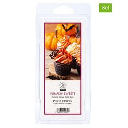 Purple River 2er-Set: Duftwachs "Pumpkin Sweets" - 2x 50 g - 43% | Kerzen-vasen