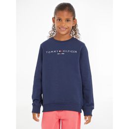 Tommy Hilfiger Damen Sweatshirt &raquo;ESSENTIAL SWEATSHIRT&laquo;, mit Tommy Hilfger Logo-Schriftzug blau 74