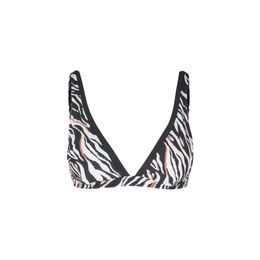 s.Oliver Bikinitop Damen Gr&ouml;&szlig;e 60 rostbraun / schwarz / wei&szlig;