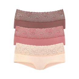Vivance Panty Damen Gr&ouml;&szlig;e M beere / puder / burgunder