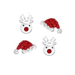 schmuck23 Ohrringe 925 Weihnachten Nikolaus Silber | Gr.: onesize