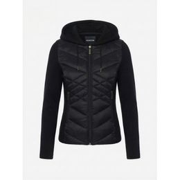 KOROSHI Damenjacke in materialmix in Schwarz | Gr.: S