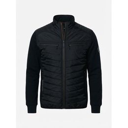 KOROSHI Leichter, kurzer technischer Pullover in Schwarz | Gr.: L