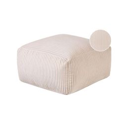 Beliani Pouf MUKKI in Beige - (W) 50 x (H) 30 x (L) 50 cm | Gr.: onesize