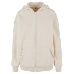 Urban Classics Zip-Kapuzenpullover in whitesand | Gr.: M