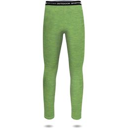 Normani Outdoor Sports Kinder Merino Unterhose Mackay in Gr&uuml;n | Gr.: 158/164