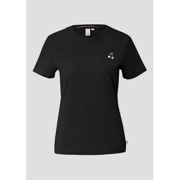 QS T-Shirt in 9999_schwarz | Gr.: S