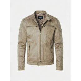 KOROSHI Kunstlederjacke in grau | Gr.: L