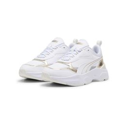 Puma Sneaker "Cassia Metallic Shine" in Wei&szlig; | Gr.: 38