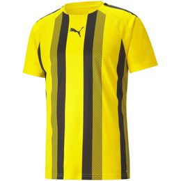 Puma Sportshirt "TeamLIGA Striped Jersey" in Gelb | Gr.: L
