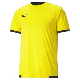 Puma Sportshirt "TeamLIGA Jersey" in Gelb | Gr.: S