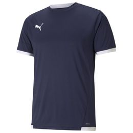 Puma Sportshirt "TeamLIGA Jersey" in Blau | Gr.: L