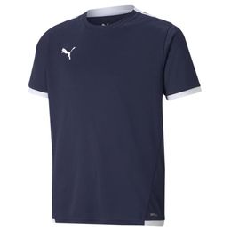 Puma Sportshirt "TeamLIGA Jersey Jr" in Blau | Gr.: 140