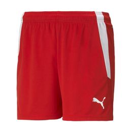 Puma Sporthose "TeamLIGA Shorts W" in Rot | Gr.: XS