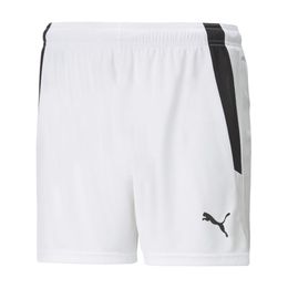 Puma Sporthose "TeamLIGA Shorts W" in Wei&szlig; | Gr.: S