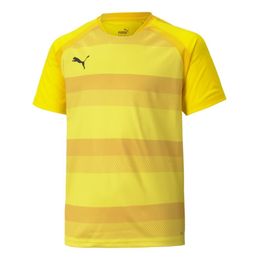 Puma Sportshirt "TeamVISION Jersey Jr" in Gelb | Gr.: 140