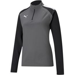 Puma Trainingsjacke "TeamLIGA 1/4 Zip Top W" in Grau | Gr.: XL