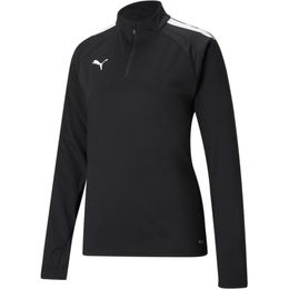 Puma Trainingsjacke "TeamLIGA 1/4 Zip Top W" in Schwarz | Gr.: XS