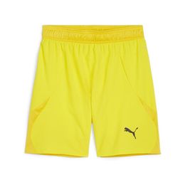 Puma Sporthose "TeamFinal Shorts" in Gelb | Gr.: S
