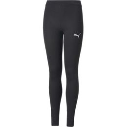 Puma Sporthose "LIGA Baselayer Long Tight Jr" in Schwarz | Gr.: 140