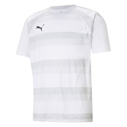 Puma Sportshirt "TeamVISION Jersey" in Wei&szlig; | Gr.: S