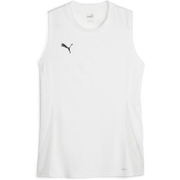 Puma Sportshirt "TeamGoal Sleeveless Jersey Wmns" in Wei&szlig; | Gr.: S