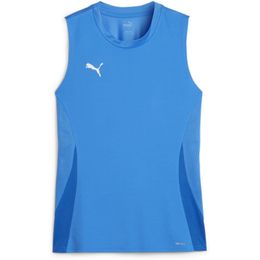 Puma Sportshirt "TeamGoal Sleeveless Jersey Wmns" in Blau | Gr.: M