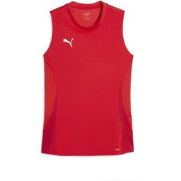 Puma Sportshirt "TeamGoal Sleeveless Jersey Wmns" in Rot | Gr.: M
