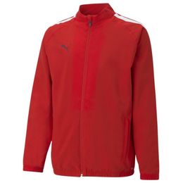Puma Jacke "TeamLIGA Sideline Jacket Jr" in Rot | Gr.: 164
