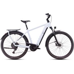 Cube Kathmandu Hybrid ONE 800 | Gr. 50 cm | Aluminium E-Trekkingbike Wei&szlig;