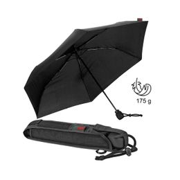 Taschenregenschirm Euroschirm "light trek ultra, schwarz", Damen, schwarz, Bezug: 100% Polyester, uni, Regenschirme, besonders leicht, kompakte Gr&ouml;&szlig;e