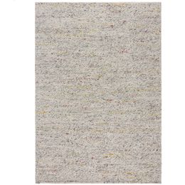 Teppich FLAIR RUGS "Minerals", schwarz, B:80cm H:3mm L:150cm, Kunstfaser, Wolle, Teppiche, Teppich, Neutraler Teppich aus mineralischer Wollmischung
