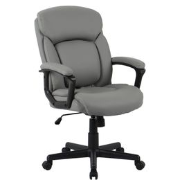 B&uuml;rostuhl Inosign "Julia, Chefsessel", grau (taupe), B:62cm H:110cm T:62cm, St&uuml;hle, B&uuml;rostuhl, komfortable Polsterung, viele ergonomischen Funktionen
