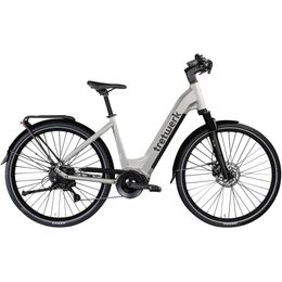 E-Bike Tretwerk "Amber" Gr. 48, grau, Elektrofahrr&auml;der, Damen, 48cm, 28 Zoll (71,12cm), E Bike Damen 28" Elektrofahrrad 155 - 185cm Hollandrad