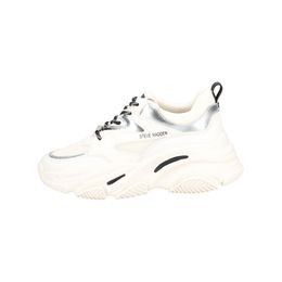 Sneaker Steve Madden "Steve Madden Sneaker Lederimitat/Textil", Damen, Gr. 39, beige (hellbeige), Lederimitat, Textil, Schuhe Sneaker