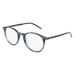 Hugo HG 1017 Brille Herren | Fassung: Vollrand, Rund, Blau Marmoriert