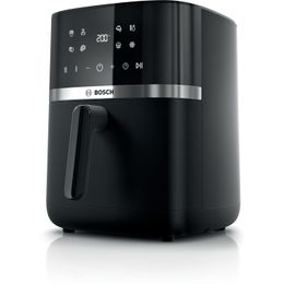 Bosch Hei&szlig;luftfritteuse "Air Fryer Serie 4, MAF462B0, 6,1l, 2 Heizelemente, 7 Programme", schwarz, B:27,6cm H:33,2cm T:38,5cm, Fritteusen, Auftaufunktion, Korb/Gitter sp&uuml;lm.geeignet