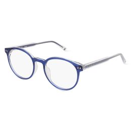 Sting STGVST425 Brille Unisex | Fassung: Vollrand, Panto, Blau Kristall