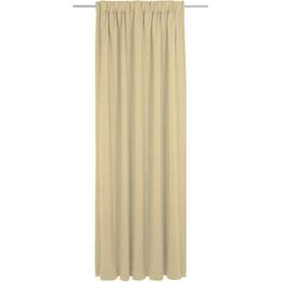 Vorhang WIRTH "Trondheim B", beige, B:132cm H:145cm, Polyacryl, Gardinen, nach Ma&szlig;
