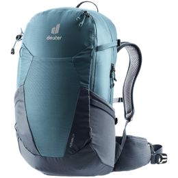 Wanderrucksack Deuter "FUTURA 27 L", blau (atlantic, ink), Rucks&auml;cke, Damen, Obermaterial: 100% Polyamid, f&uuml;r Freizeit-Aktivit&auml;ten, mit 27 Litern Volumen, mit Seitentaschen