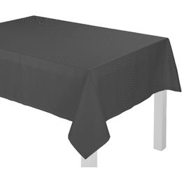 Tischdecke Adam "Uni Collection" Gr. 4, schwarz, B:130cm L:220cm, Bio-Baumwolle, Tischdecken, Tischdecke, aus 100% Bio-Baumwolle