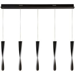 Searchlight LED-H&auml;ngeleuchte "H&auml;ngeleuchte Paddle, 1-flammig", schwarz (chrom und schwarz), 1, H: 39cm, 1 Stk., Leuchten, Minimalistisches Ambiente