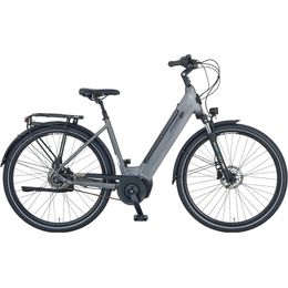 E-Bike Prophete "Geniesser 3.0" Gr. 48, grau (schwarz), Elektrofahrr&auml;der, Kinder, 48cm, 28 Zoll (71,12cm), Pedelec, Elektrofahrrad f&uuml;r Damen u. Herren