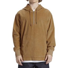 Kapuzensweatshirt DC Shoes "Belview", Herren, Gr. S, beige (incense), 98% Baumwolle, 2% Elasthan, Sweatshirts