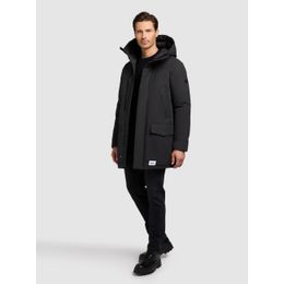 Kurzmantel Khujo "KIRK", Herren, Gr. L, obrage grau, 65% Baumwolle, 35% Polyester, unifarben, regular fit, eingesetzt Rippb&uuml;ndchen mit Gummizug, M&auml;ntel Kurzmantel