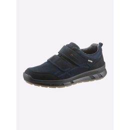 Klettschuh Jomos, Herren, Gr. 42, blau (marine), Veloursleder, Schuhe Klettschuh