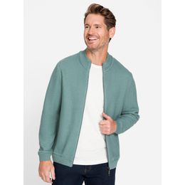 Strickjacke Marco Donati, Herren, Gr. 56/58, gr&uuml;n (jade), 50% Baumwolle, 50% Polyacryl, unifarben, Strickjacken Strickjacke